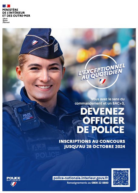 Ville de Guesnain - La Police nationale recrute