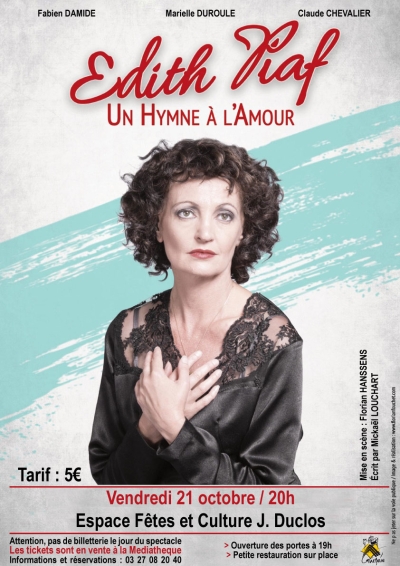 Ville de Guesnain - Spectacle "Edith Piaf"